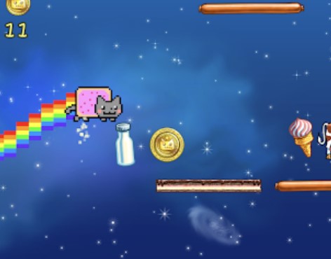 Nyan Cat - Play Online Nyan Cat on I Am Cat Game